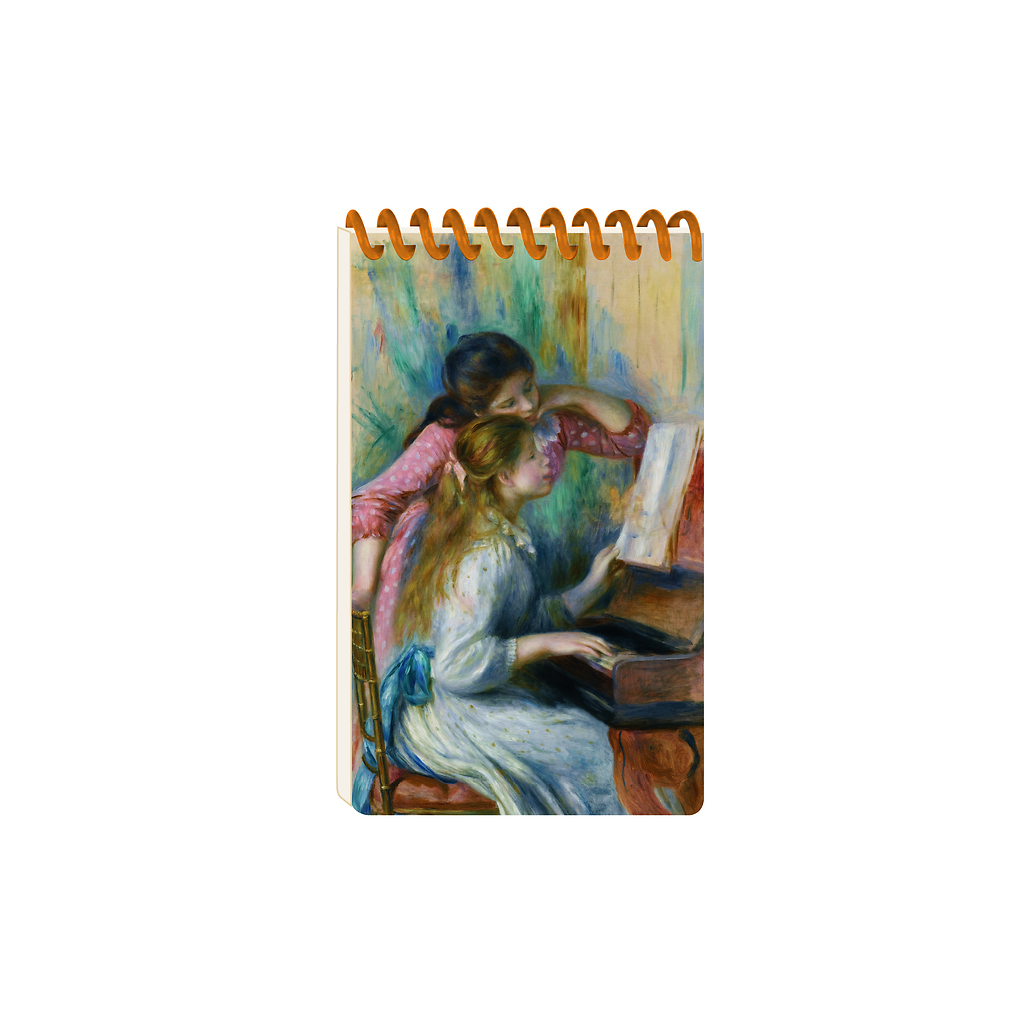 Spiral notepad Auguste Renoir - Young Girls at the Piano, circa 1892 ...